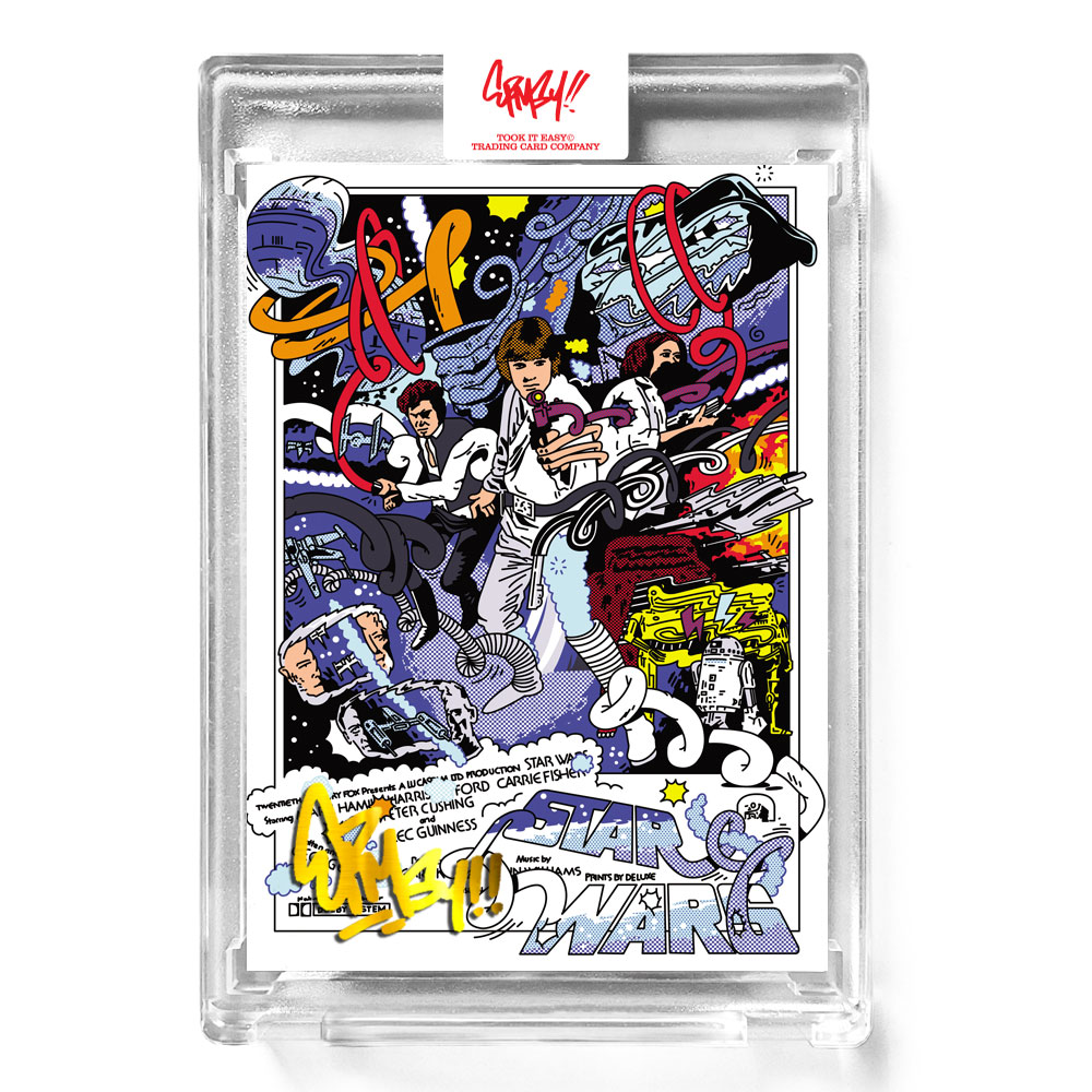 1977 'Space' card / GOLD Autograph - Edition of 5 - Took It Easy©